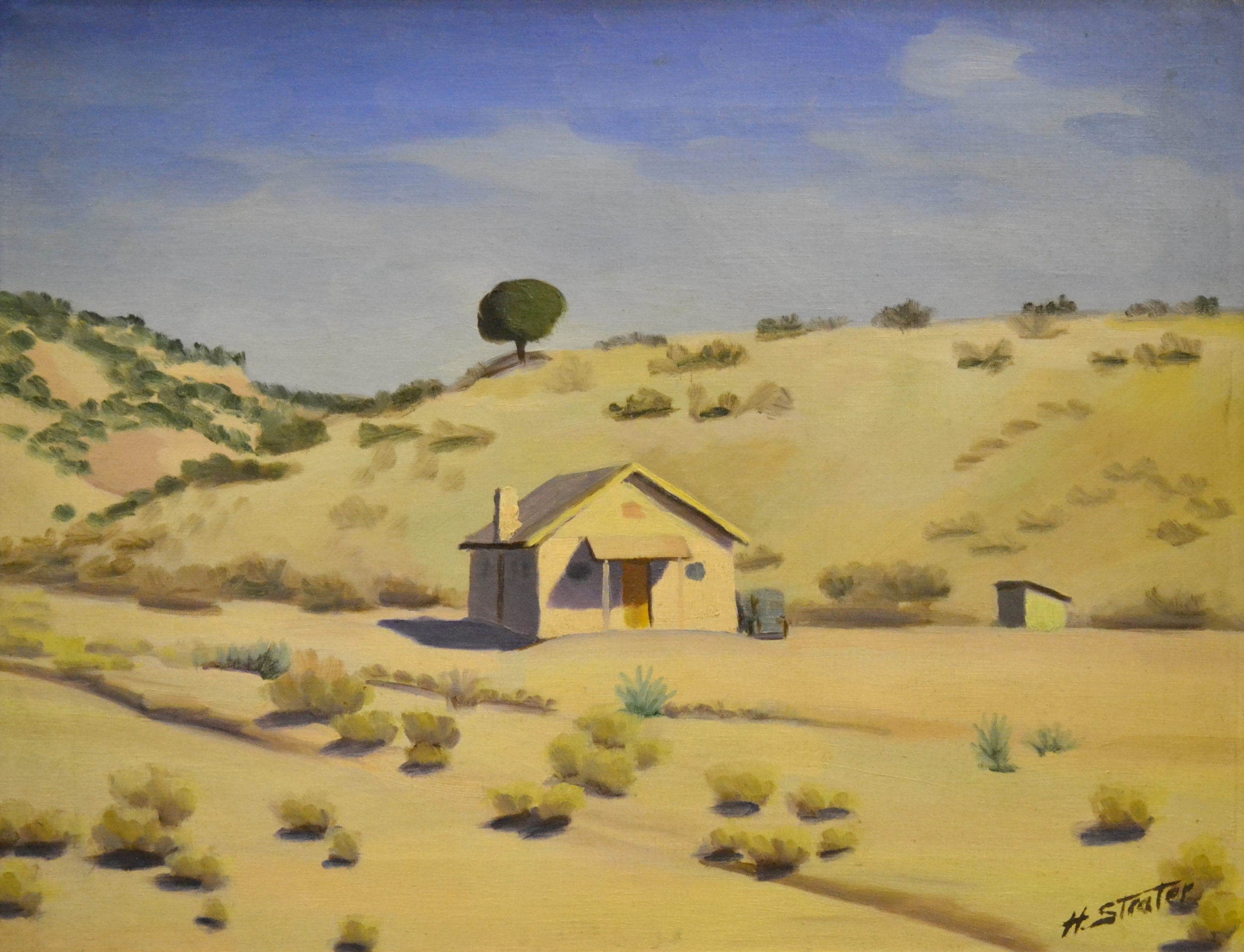 Henry Strater, The Schoolhouse, 1933, Oil on Canvas - Ogunquit Museum ...