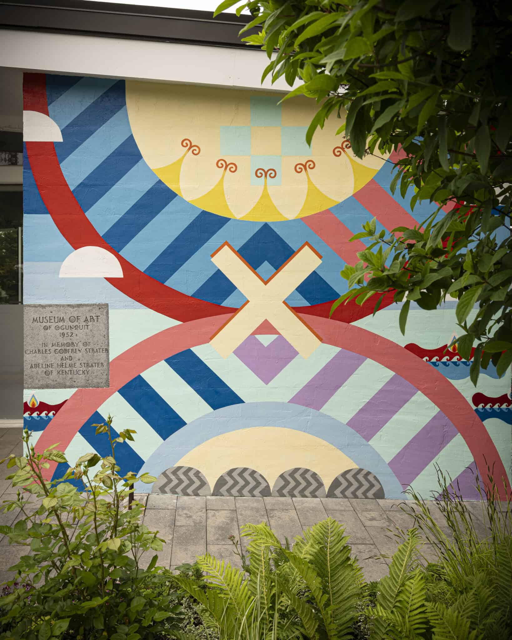 Jordan Bennett Mural Commission - Ogunquit Museum of American Art